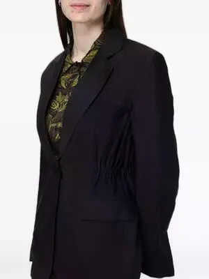 TELA Single-breasted Elasticated-waist Blazer