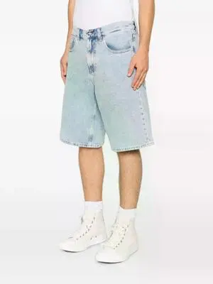 REPLAY Acid Wash Denim Shorts