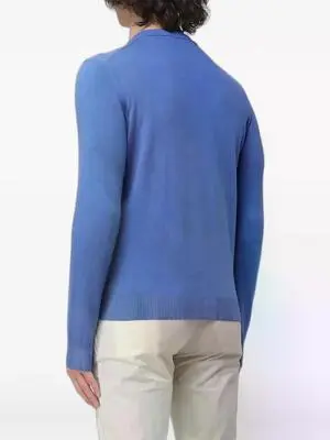 BROOKSFIELD Logo-embroidered Crew-neck Sweater