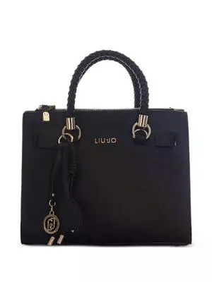 Liu Jo Small Logo-charm Satchel Bag - Black
