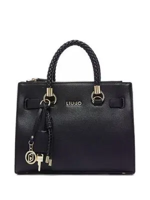 Liu Jo Small Logo-charm Satchel Bag - Black