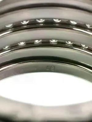 BVLGARI B.zero1 18k White Gold Diamond Pavé Ring
