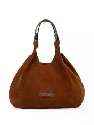 GIANNI CHIARINI Medium Suede Shoulder Bag