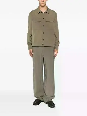LOW BRAND Flap-pocket Long-sleeve Shirt