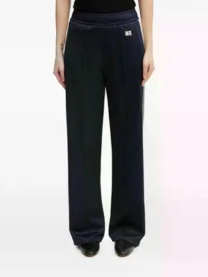 WALES BONNER Anthem Side-stripe Track Pants - Blue