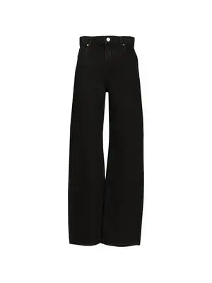 Isabel Marant Étoile Wide-leg Jeans With Logo Patch