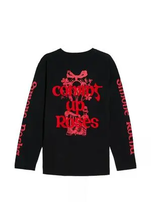 Simone Rocha Graphic Print Long Sleeve T-shirt