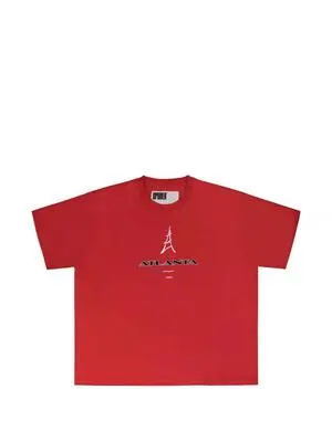 SP5DER Araignée Graphic-print T-shirt - Red