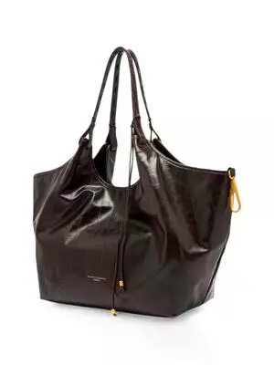 GIANNI CHIARINI Large Dua Leather Shoulder Bag - Red