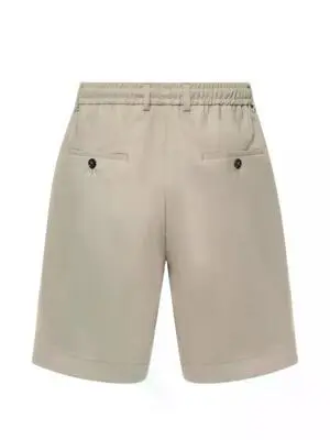 BE ABLE Pleated Elasticated-waist Shorts