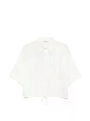 Marc O'polo Short Sleeve Shirt With Drawstring Hem