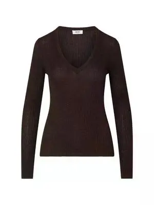 Liu Jo Lamé Sweater - Brown