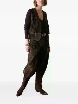 Liu Jo Lamé Sweater - Brown