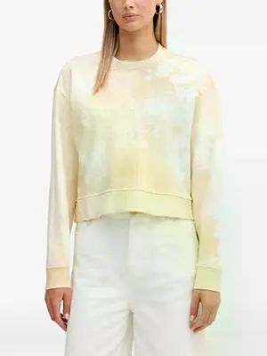 ERMANNO FIRENZE Floral Print Logo Sweater