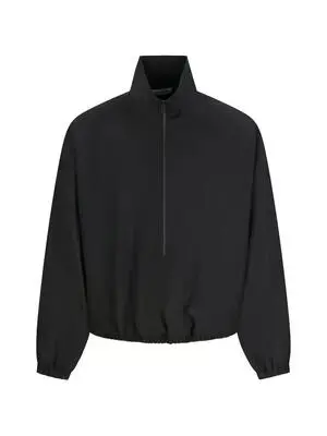Fear Of God Ripstop Half-zip Track Jacket - Black