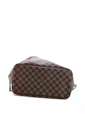 LOUIS VUITTON Damier Neverfull Mm Tote Bag - Brown