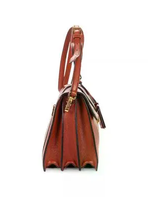 Miu Miu Madras Leather Tote Bag