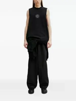 Vetements Cross-patch Tank - Black