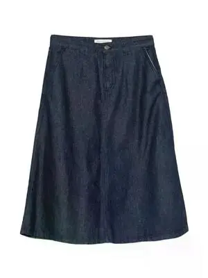 Marc O'polo A-line Denim Midi Skirt - Blue