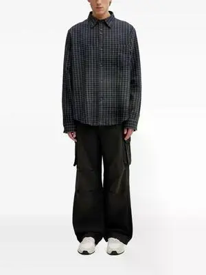 WALES BONNER London Check-pattern Long-sleeve Shirt