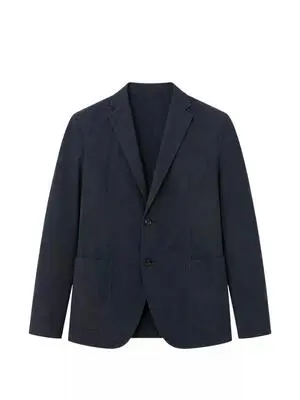 Boglioli Notch-lapel Patch-pocket Jacket - Blue