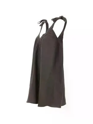 KAOS Tie-shoulder Gathered Mini Dress