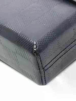 LOUIS VUITTON Damier Glacé Marty Shoulder Bag