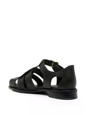 Clarks Hana Sun Buckle-fastening Caged Sandals - Black
