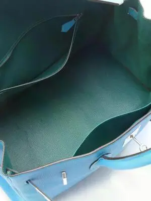 Hermès 35 Birkin Tote Bag - Blue