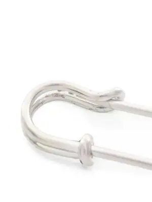 Hermès 2000s Safety Pin Brooch - Silver
