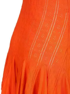 Loewe Jacquard-knit Midi Dress - Orange