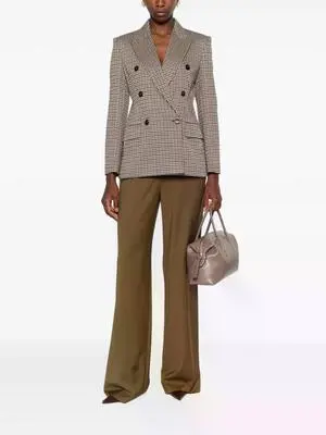 Max Mara Houndstooth Double-breasted Jacket