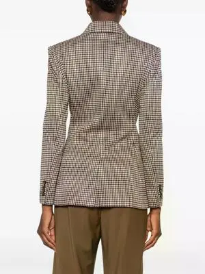 Max Mara Houndstooth Double-breasted Jacket