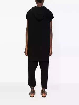 Rick Owens Hooded Drawstring-fastening Mini Dress