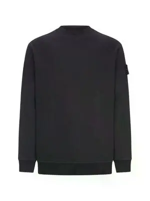 Stone Island Logo-patch Sweatshirt - Black