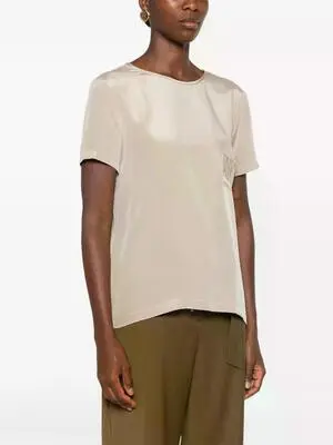 Max Mara Logo Embroidered Pocket T-shirt