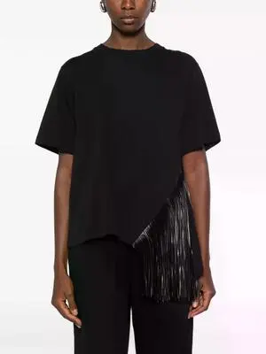 Sportmax Fringe Trimmed T-shirt