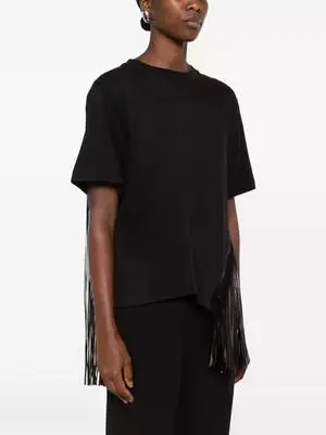 Sportmax Fringe Trimmed T-shirt