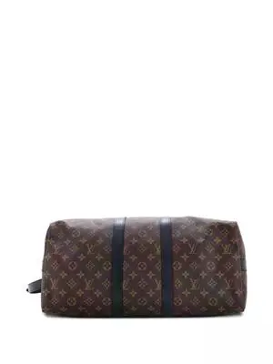 LOUIS VUITTON Keepall Bandouliere 45 Macassar Travel Bag