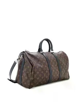 LOUIS VUITTON Keepall Bandouliere 45 Macassar Travel Bag