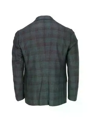 Isaia Check-pattern Blazer