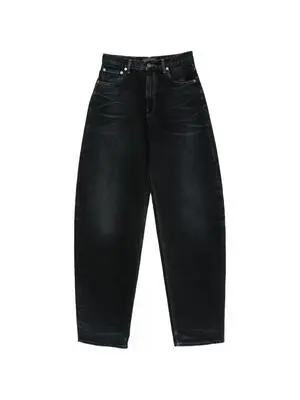 HAIKURE Faded Barrel-leg Jeans