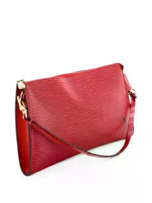 LOUIS VUITTON Pochette Accessoires Epi Leather Clutch Bag