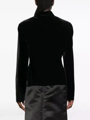 THE ROW Baya Velvet-texture Jacket