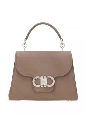 FERRAGAMO Double Gancini Top Handle Bag