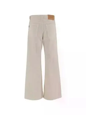HAIKURE Ribbed Texture Wide-leg Trousers