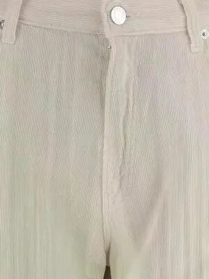 HAIKURE Ribbed Texture Wide-leg Trousers