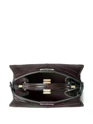 Fendi Petite Peekaboo Iseeu Leather Tote Bag