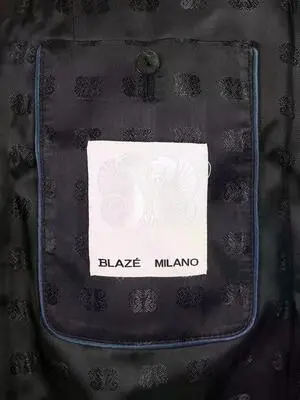 BLAZÉ MILANO Double-breasted Herringbone Blazer