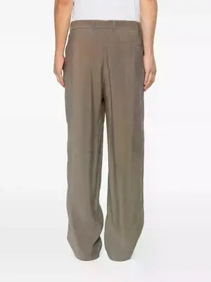 Emporio Armani Wide-leg Tailored Trousers